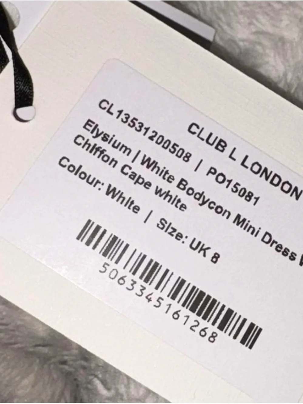 Club L London | Dresses | Club L London White Chiffon Cape Mini Dress ...